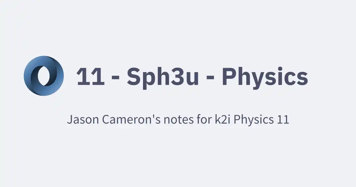 11 - Sph3u - Physics
